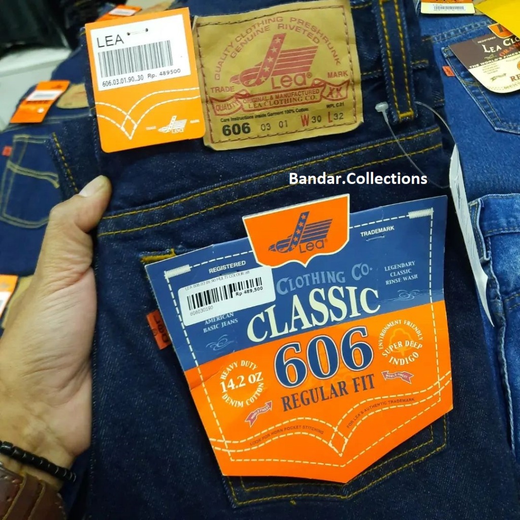 Jual SPECIAL CUCI GUDANG!! CELANA JEANS LEA 606 ORANGE LABEL FOR MENS ...