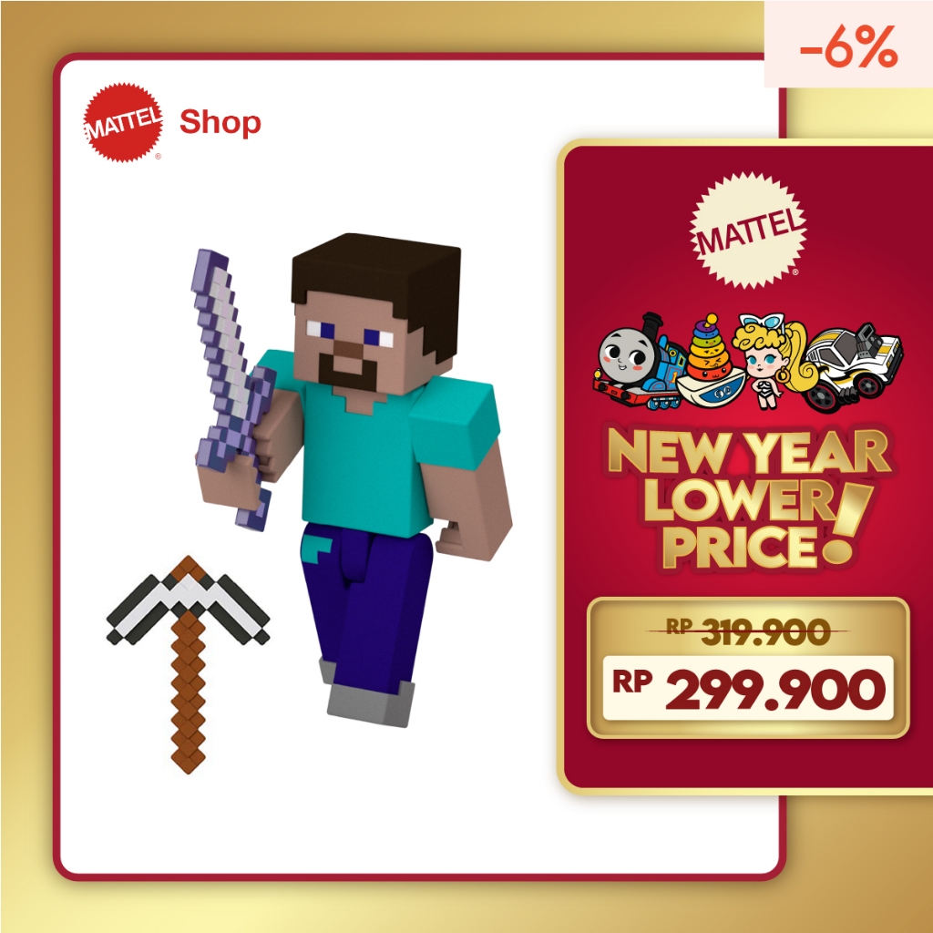 Jual Minecraft Core Figure Steve - Mainan Action Figure | Shopee Indonesia