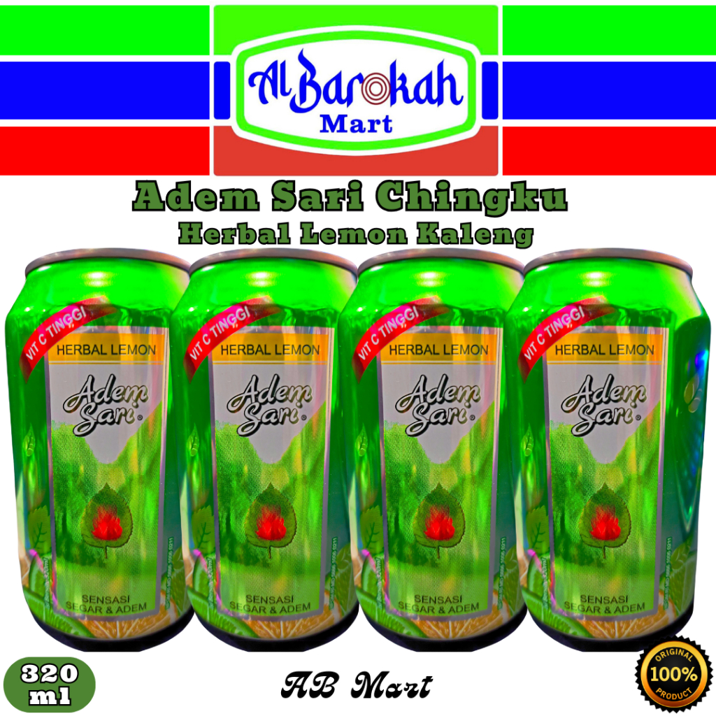 Jual Adem Sari Herbal Lemon 320 Ml Kaleng | Minuman Penyegar | Panas ...