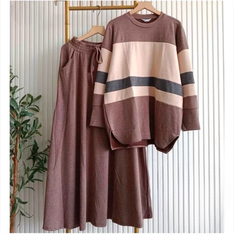 Jual IRENE SET ROK CRINKLE AIRFLOW LD 110 // SETELAN IRENE // ONE SET ...