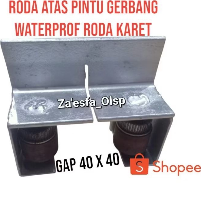 Jual Roda Atas Pintu Pagar Dorong Breket Roda Atas Gerbang Tralis Roda ...