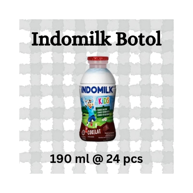 Jual Indomilk botol dus 190ml | Shopee Indonesia