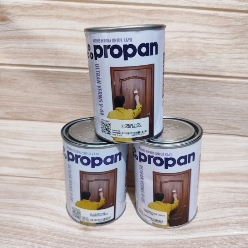 Jual Cat Kayu Pintu Dan Jendela Mengkilap Propan Ultran V09 Clear Coat ...
