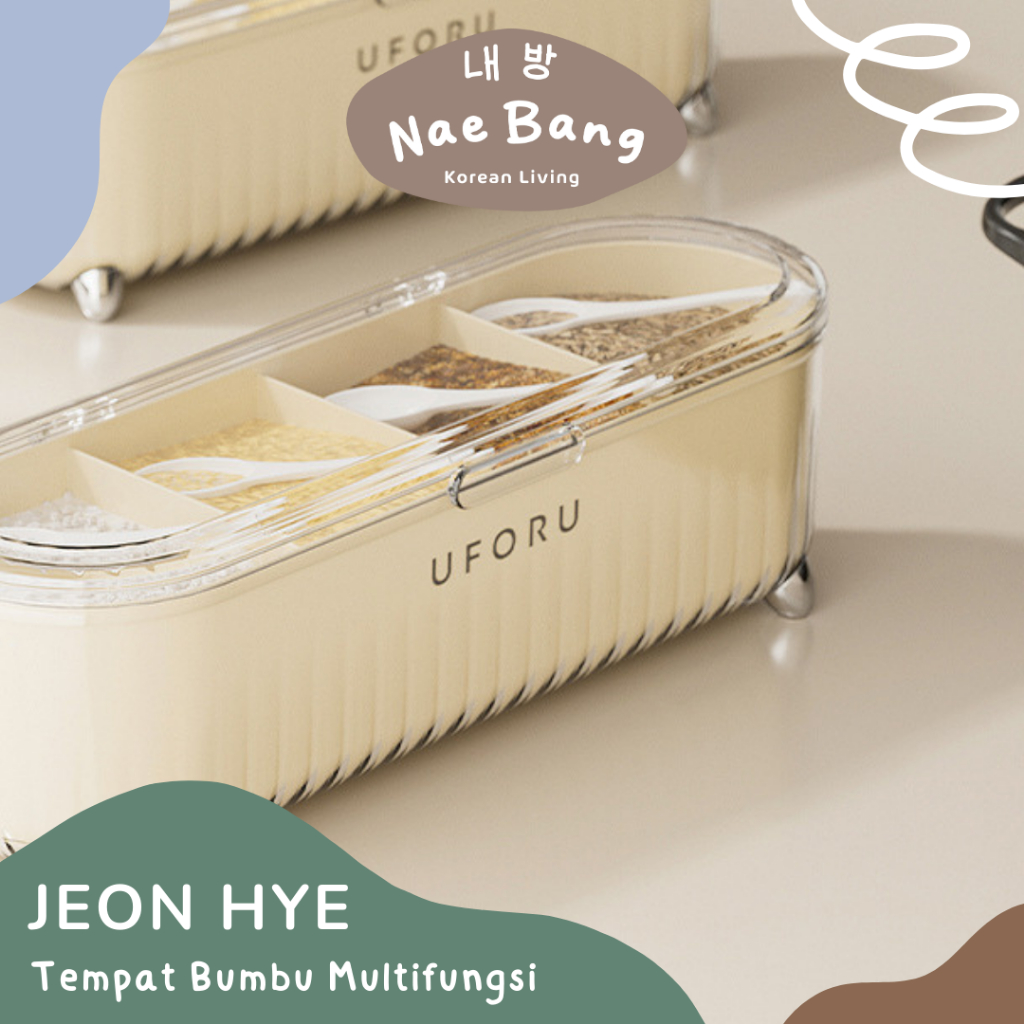 Jual NAE BANG - JEON HYE Toples Gula Garam Serbaguna Toples Bumbu 4 in ...