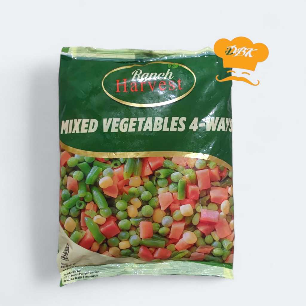 Jual Harvest Vegetable Mix 4 Way Sayuran Beku 1KG | Shopee Indonesia