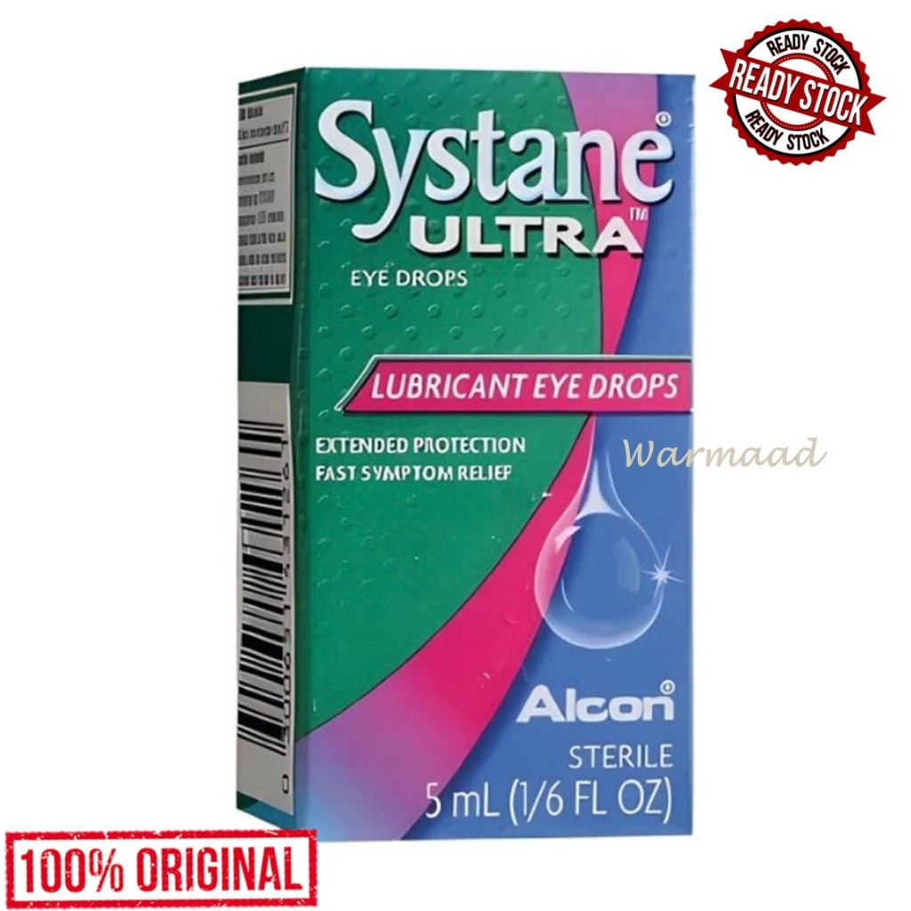 Jual Systane Ultra Lubricant Eye Drops 5ml/10ml Alcon Ultra Original ...