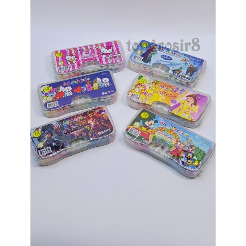 Jual (Per Set) Crayon MINI (KECIL) 12 Warna / Oil Pastel / Krayon Set ...