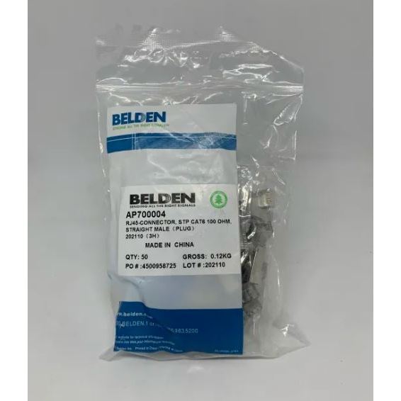 Jual Connector BELDEN AP700004 RJ45 STP Cat 6 (50pcs) | Shopee Indonesia