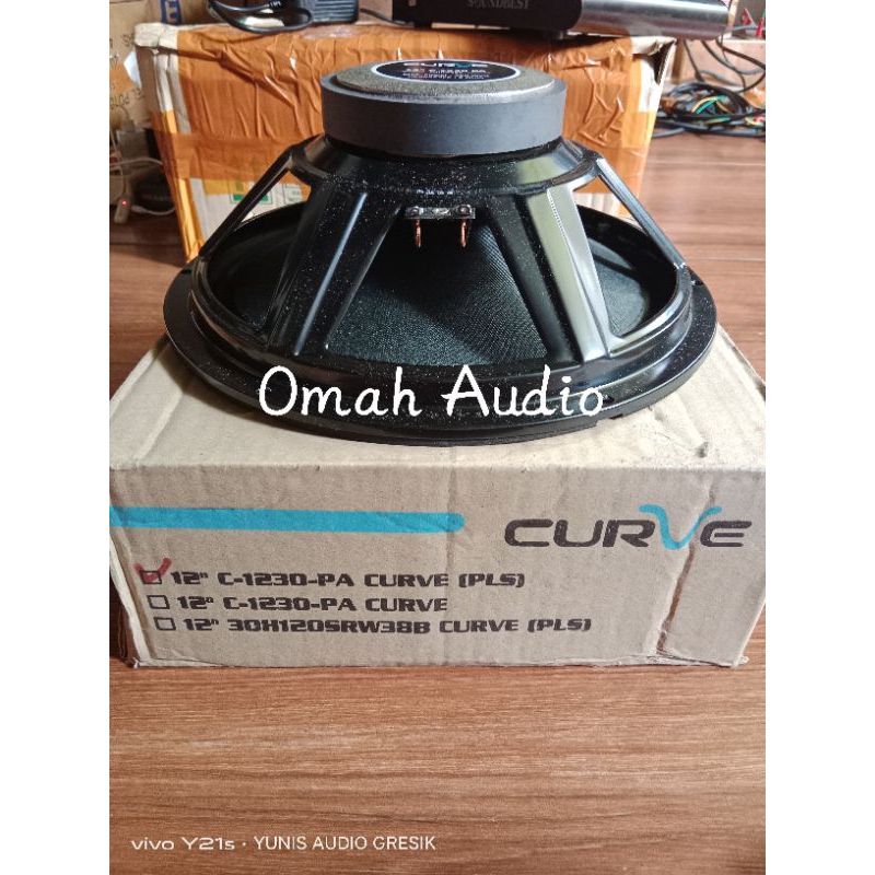Jual SPEAKER CURVE 12 C 1230 PA FULL RING ORIGINAL | Shopee Indonesia