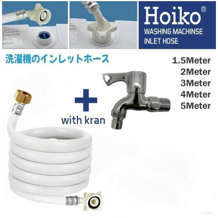 Jual Paket selang mesin cuci inlet hose drat 1/2 inch ukuran berbagai ...