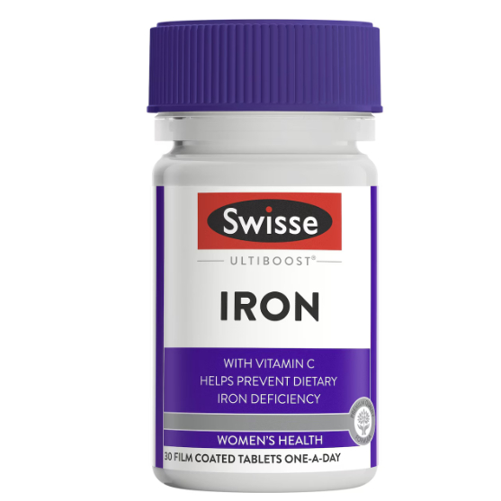 Jual Swisse Ultiboost Iron Tablets Helps Relieve Fatigue 30 pack ...