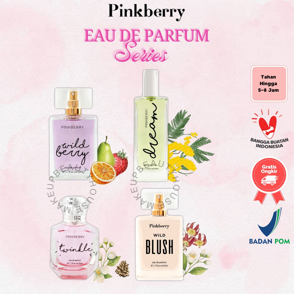 Jual PINKBERRY Eau de Parfum (EDP) 50ml - Twinkle | Wild Blush | Wild ...