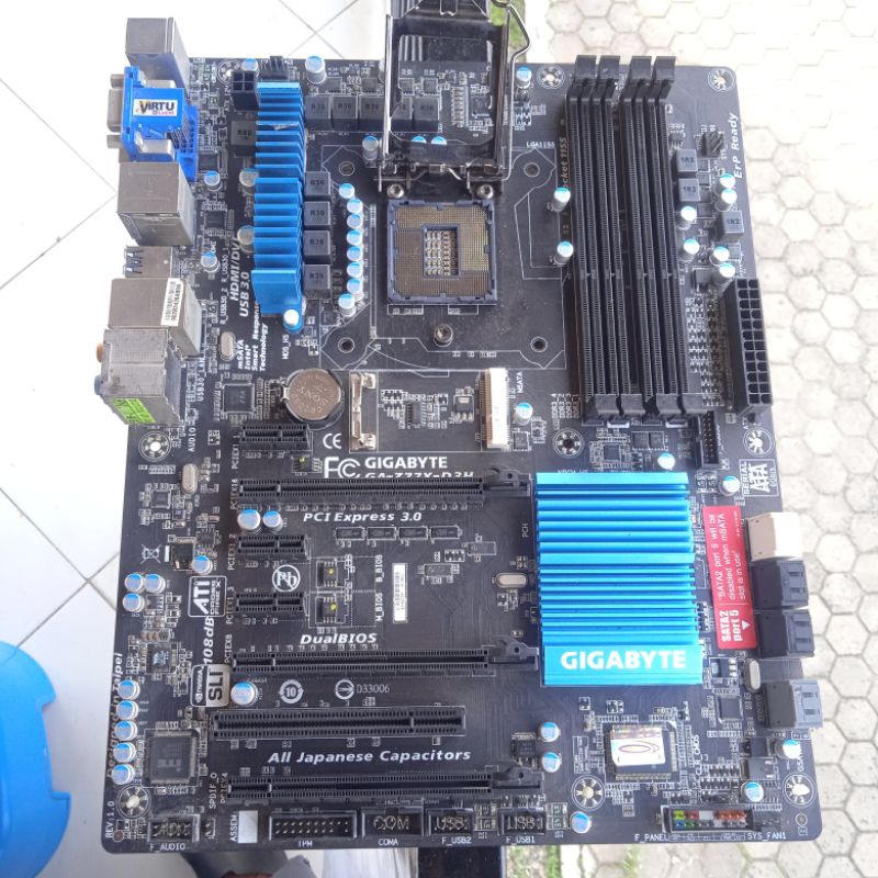 Jual Motherboard Premium Mainboard Gaming Gigabyte Z77X D3H 1155 dan ...