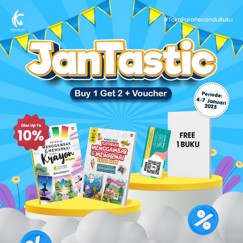 Jual [ PROMO JANTASTIC ] Buku Tutorial Menggambar & Mewarnai Dengan ...