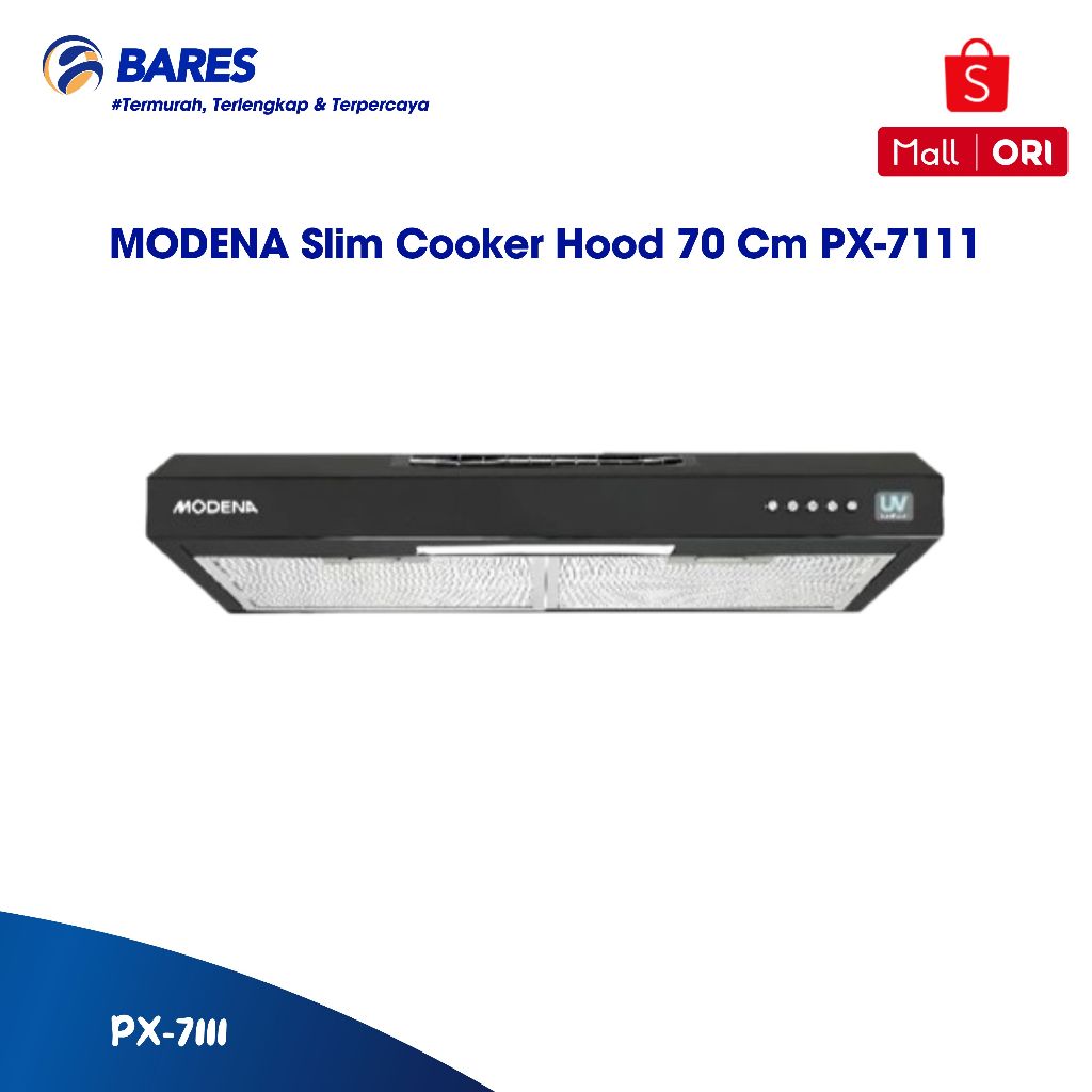 Jual MODENA Slim Cooker Hood Pengisap Asap 70 Cm PX-7111 | Shopee Indonesia