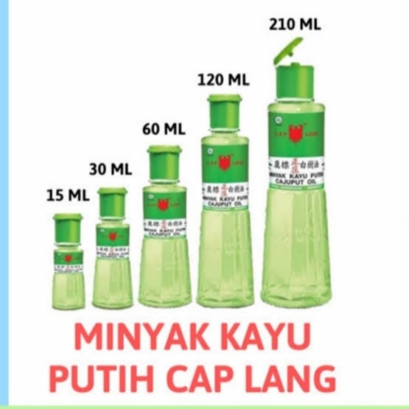 Jual MINYAK KAYU PUTIH CAP LANG EUCALYPTUS CAJUPUT OIL 15ML / 30ML / 60ML | Shopee Indonesia