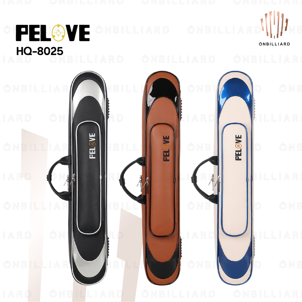 Jual PELOVE HQ-8025 Tas Stick Billiard 3x4 Cue Hard Case 3 Butt 4 Shaft ...