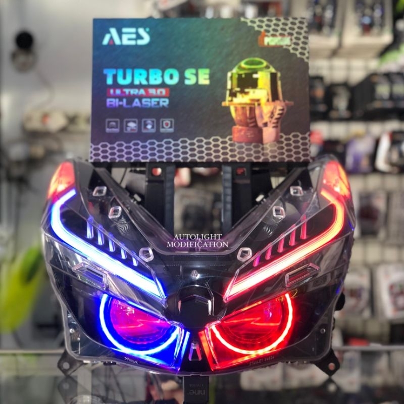 Jual BILED VARIO 125/150 LED NEW CUSTOM BILED AES TURBO ULTRA BI-LASER ...