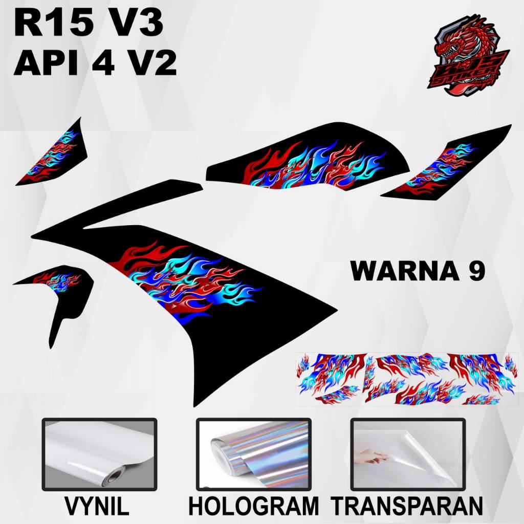 Jual Stiker R15 R 15 v3 / Striping R15 R 15 v3 / Stiker Sticker Decal ...