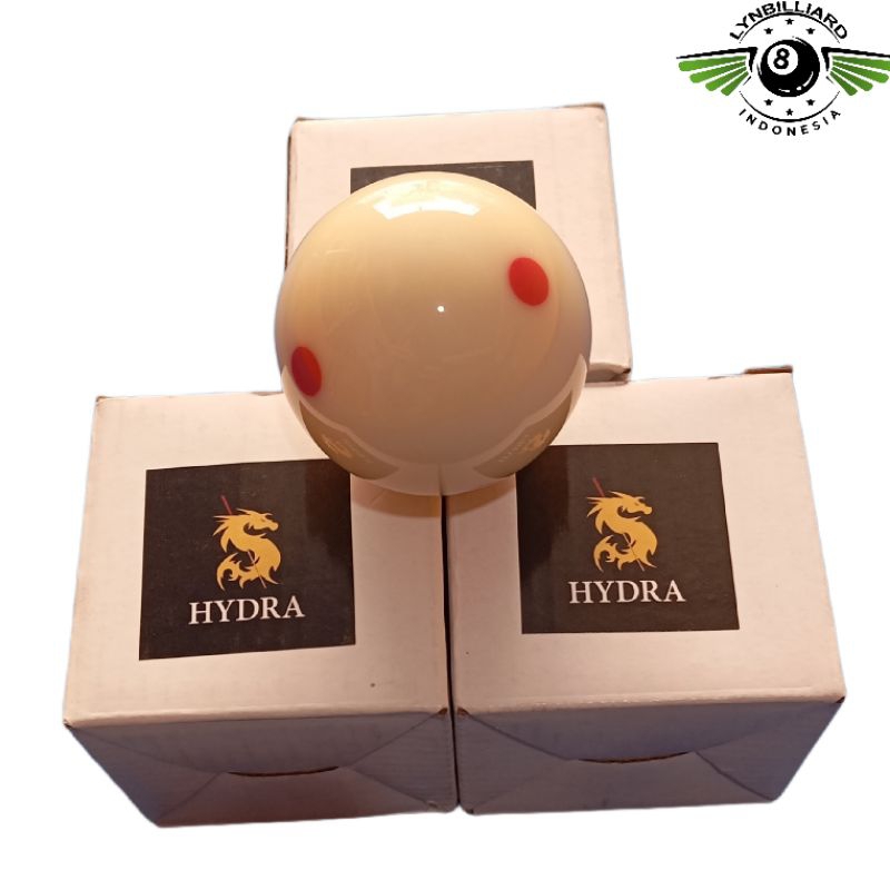 Jual HYDRA WHITE BALL BILLIARD HYDRA BOLA PUTIH 2 1/4 57,2MM BOLA GACO ...