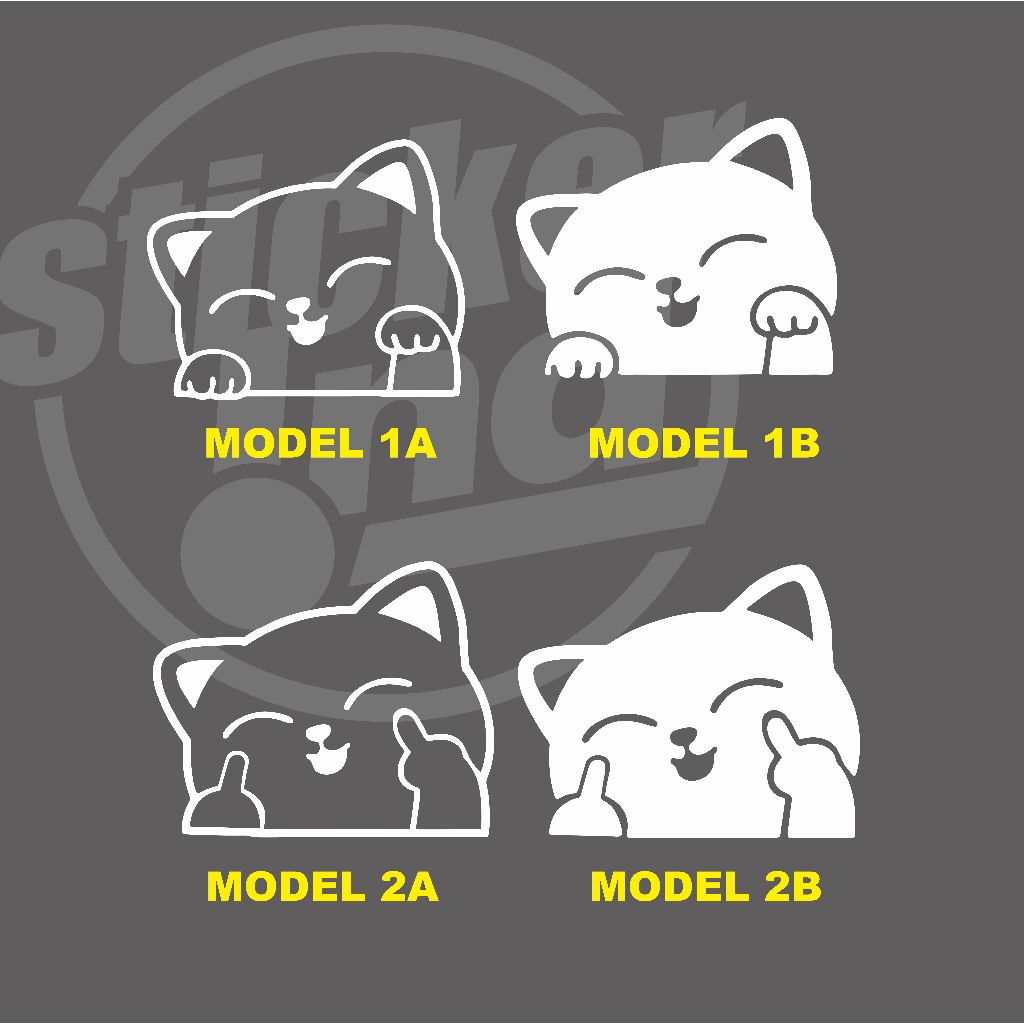 Jual STIKER STICKER CUTTING KUCING LUCU CAT CUTE JDM | Shopee Indonesia