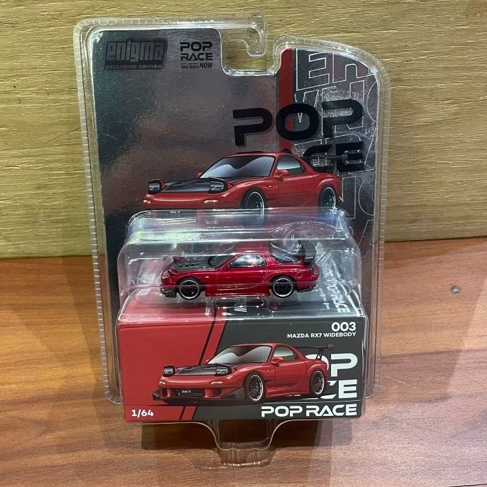Jual POP RACE X ENIGMA MAZDA RX7 WIDEBODY METALLIC RED BLISTER POPRACE ...