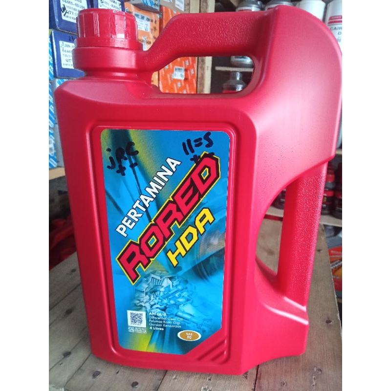 Jual Oli Pertamina Rored HDA Original Pelumas Roda Gigi Gardan SAE90 4 ...