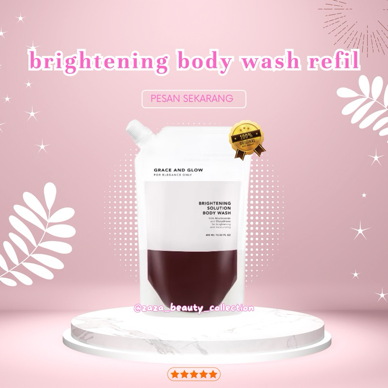 Jual Refill Grace And Glow Body Wash Brightening Solution | Shopee ...