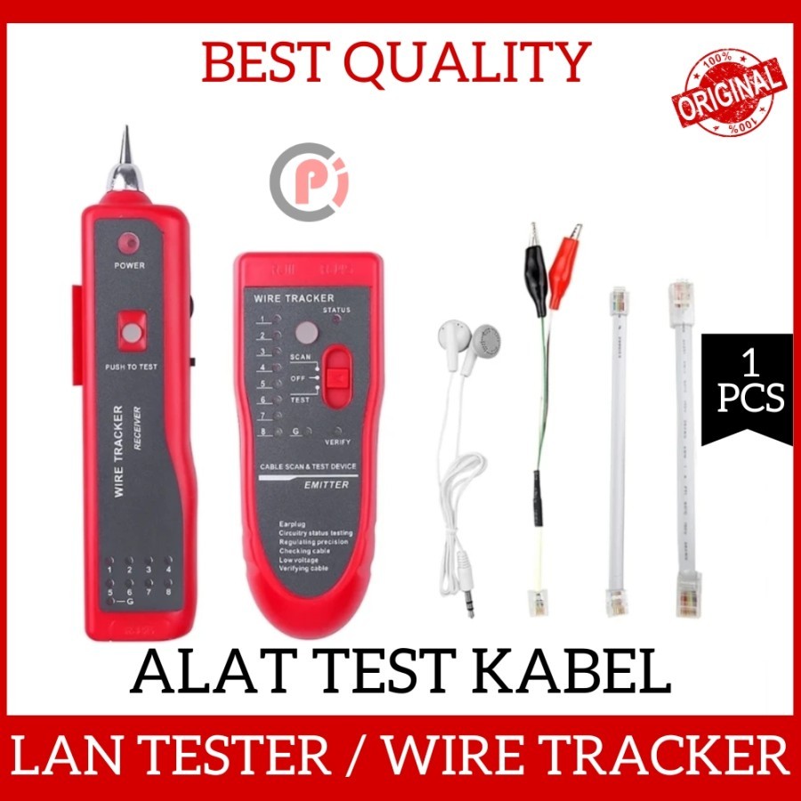 Jual Wire Tracker Cable Diagnostic Testing Kabel LAN UTP Tester RJ45 ...