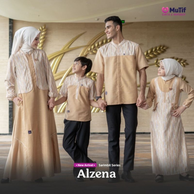 Jual Mutif Sarimbit Alzena Misted Yellow Sarimbit Lebaran Keluarga ...