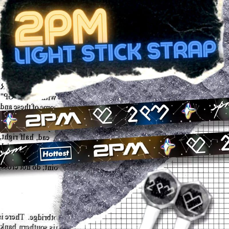 Jual 2PM Light Stick Strap/Bag Strap for Hottest (Fanmade Merch ...