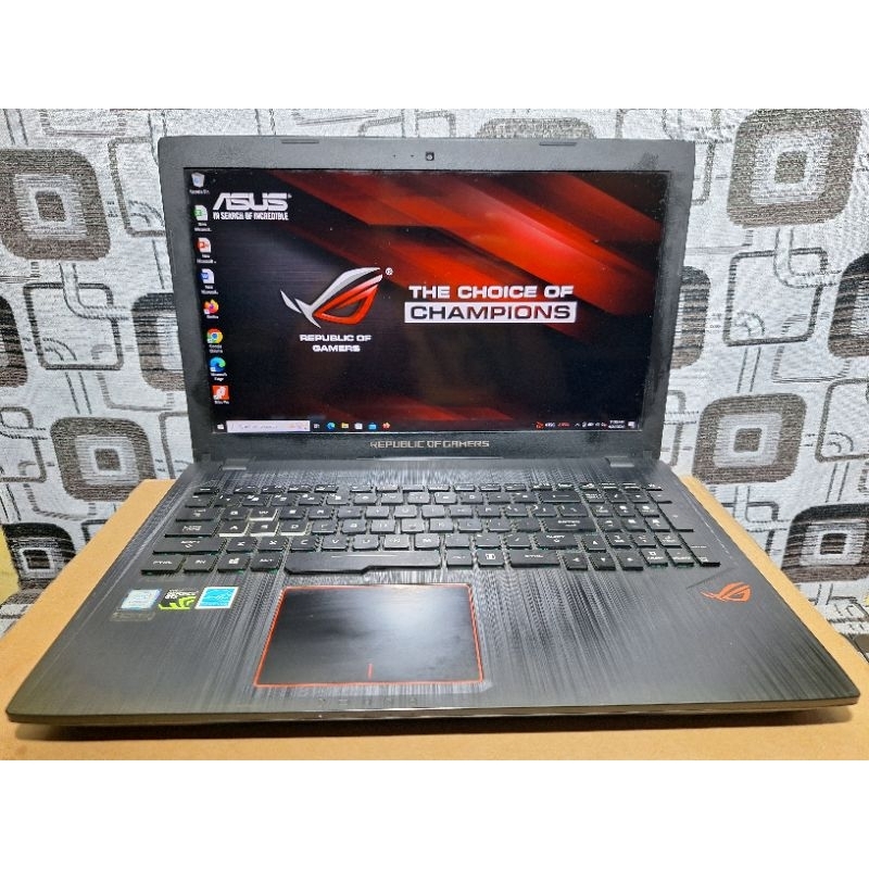 Jual laptop asus ROG Core i7 ram 16gb SSD Layar FHD Aura backlit keyboard VGA Nvidia GTX Game ...