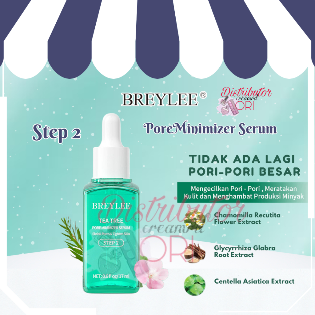 Jual BREYLEE Step 2 Pore Minimizer Serum - Pengecil Pori Wajah (17ml ...