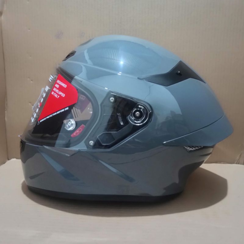 Jual Helm KYT TT COURSE PLAIN Gorilla grey | Shopee Indonesia