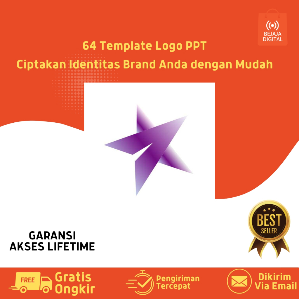 Jual 64 Template Logo PPT PowerPoint Ciptakan Identitas Brand Anda ...