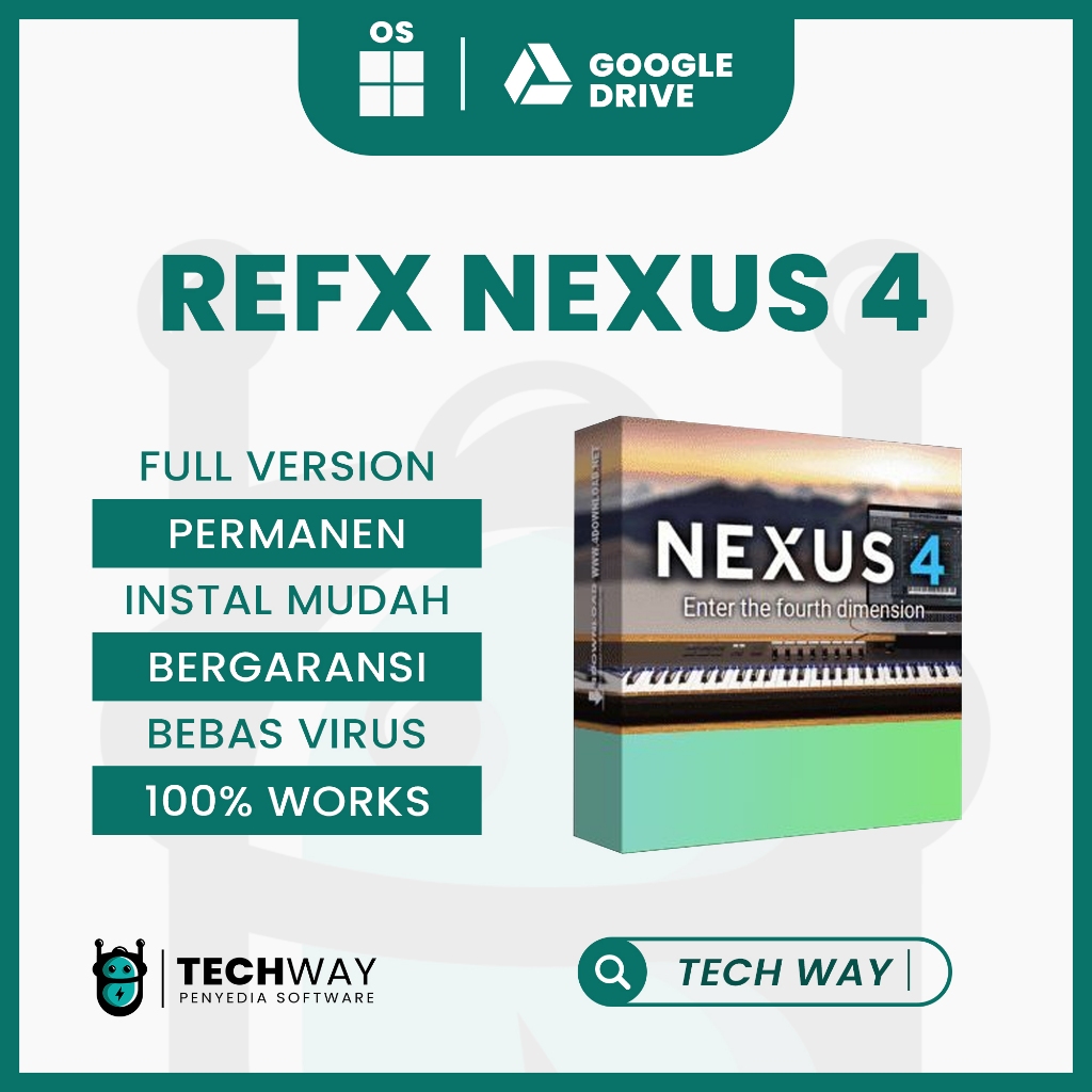 Jual ReFX Nexus 4 + Full Sundbank | Windows Audio Plugins VST | Shopee Indonesia