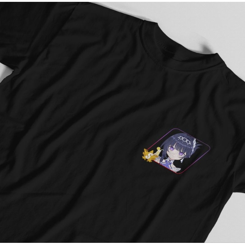 Jual Raiden Mei Honkai Impact Chibi Stiker T-shirt(Kaos Raiden Mei ...