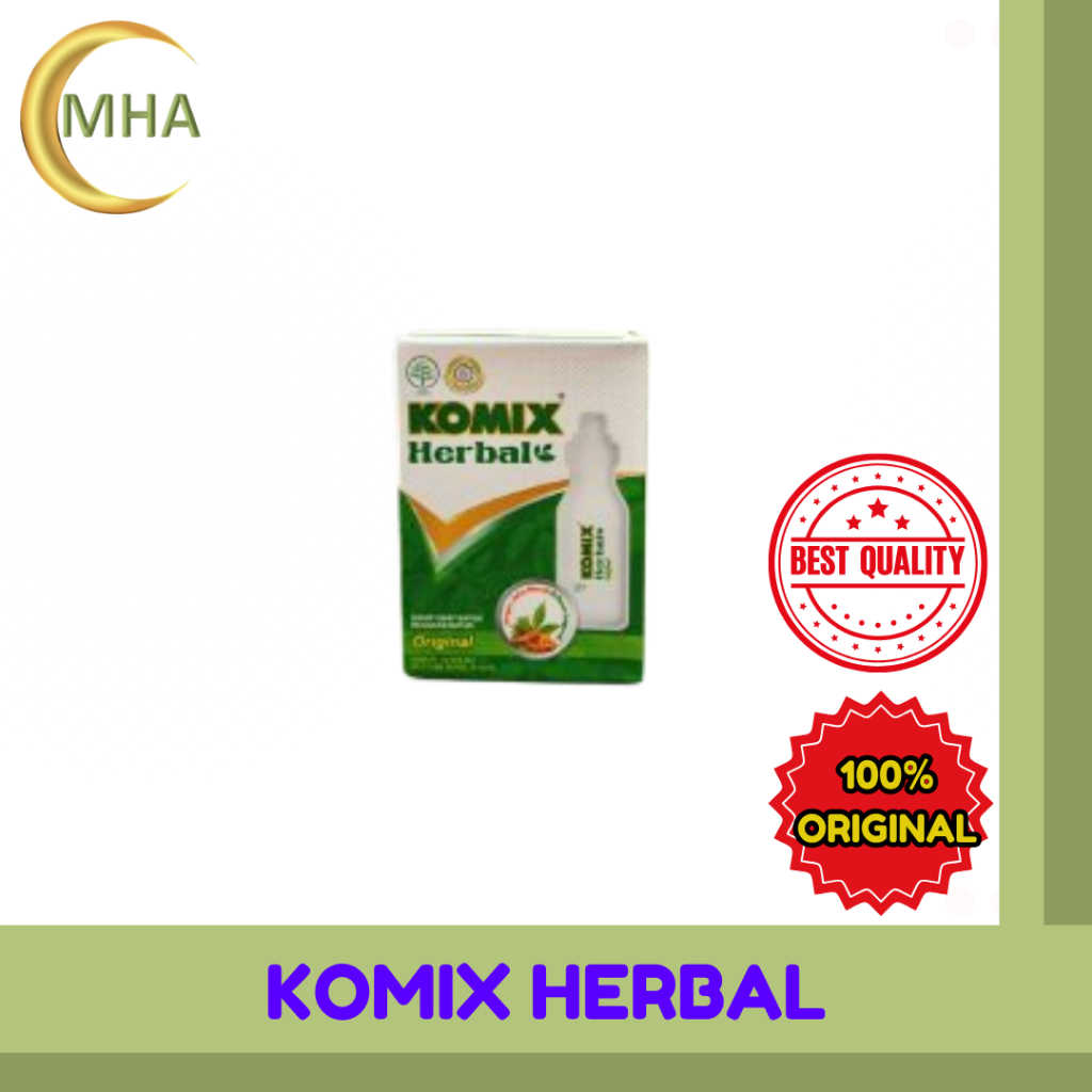 Jual KOMIX Herbal Original 15 ml 1 box isi 4 Sachet | Shopee Indonesia