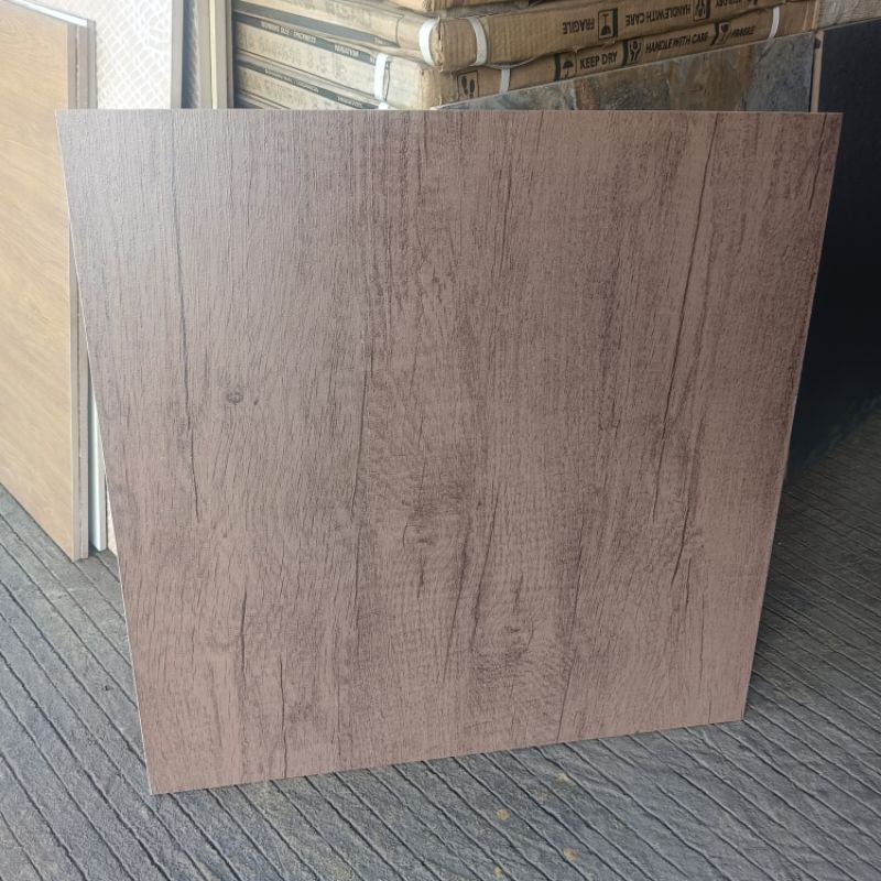 Jual Granit lantai 60x60 motif kayu brown Oakwood | Shopee Indonesia