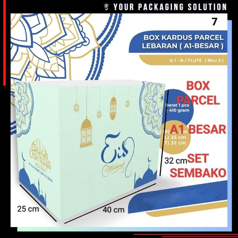 Jual BOX PARCEL A1 BESAR Uk. 40x25x32cm ll Kardus || Lebaran || Idul ...