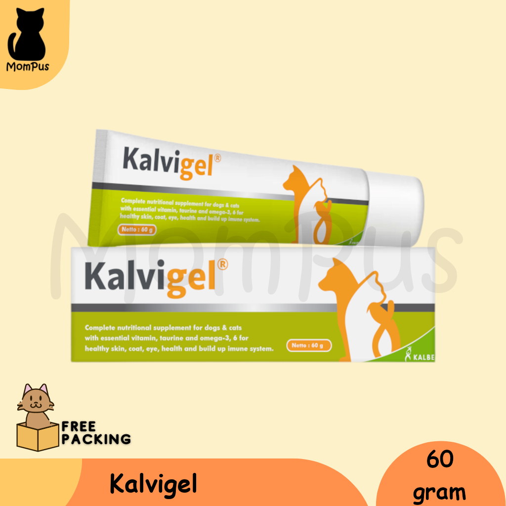 Jual Kalvigel 60 Gram Multivitamin dan TAURINE Anjing Kucing Vitamin ...