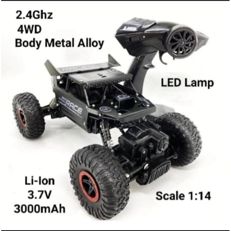 Jual mobil remot 4wd ROCK CRAWLER | Shopee Indonesia