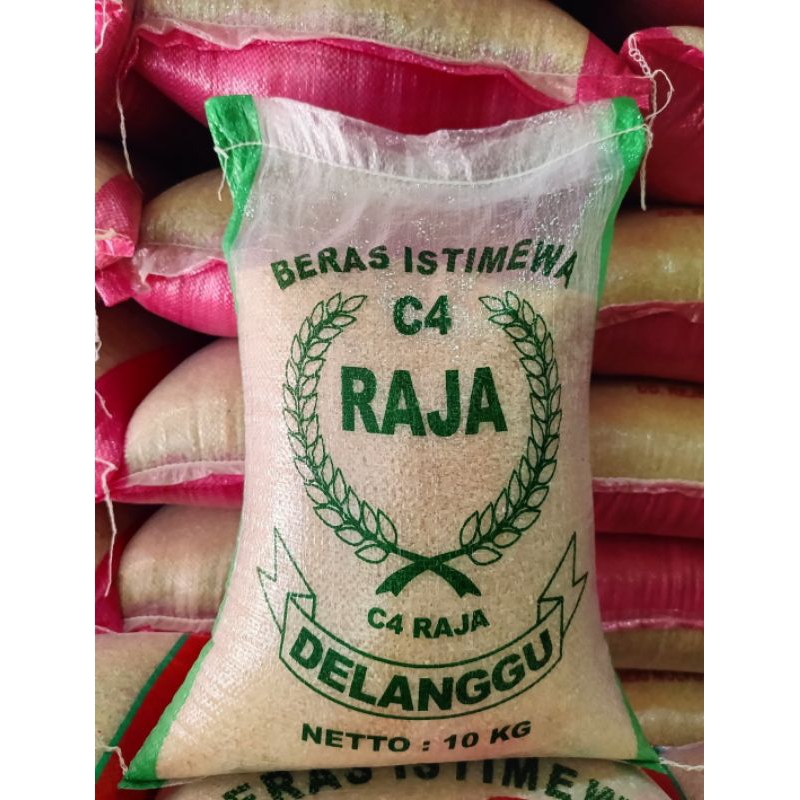 Jual Beras Raja C4 Delanggu kwalitas Premium 10 kg | Shopee Indonesia