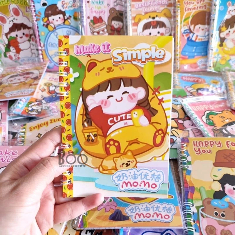 Jual buku notebook karakter anak / buku diary karakter lucu / diary ...
