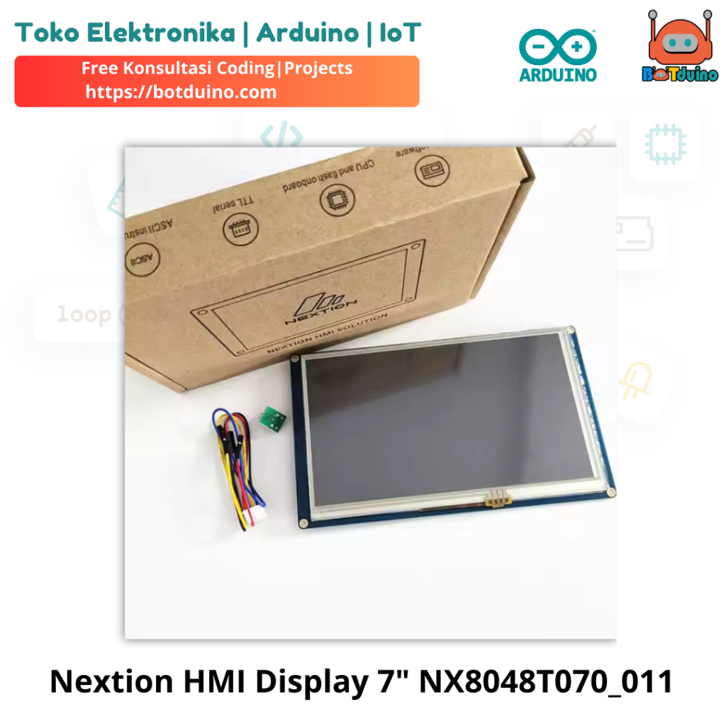 Jual Display LCD HMI Nextion 7inch NX8048T070_011 | Shopee Indonesia
