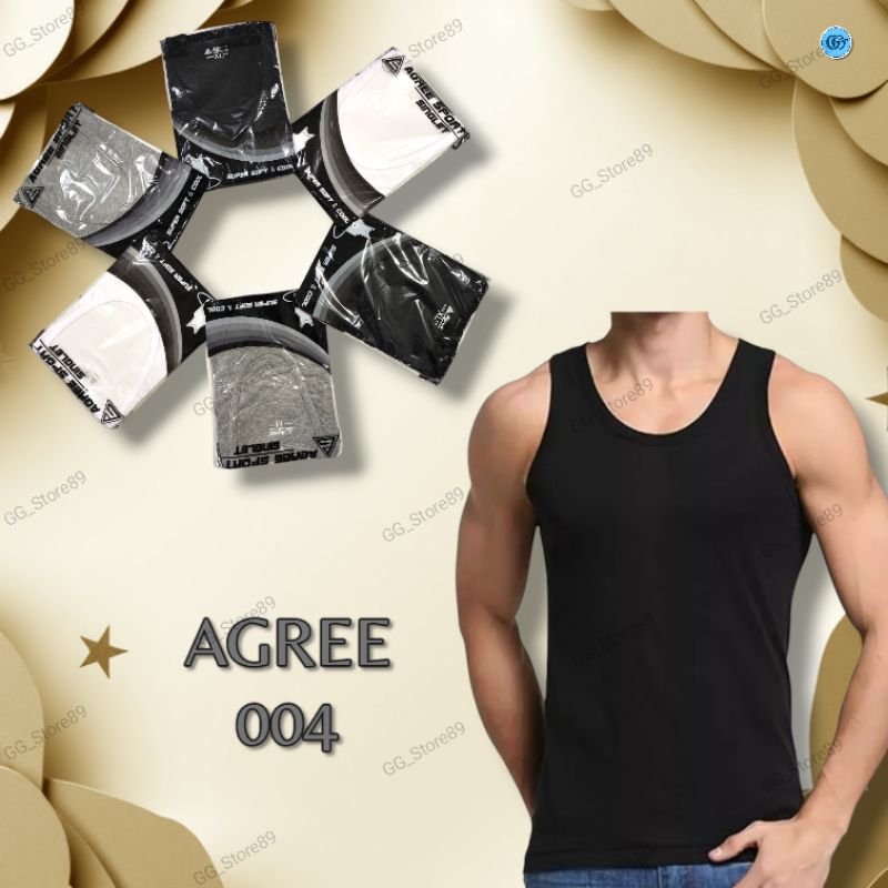 Jual Singlet AGREE SA 004 / Kaos Dalam AGREE SPORT DEWASA / Kaos Kutang ...