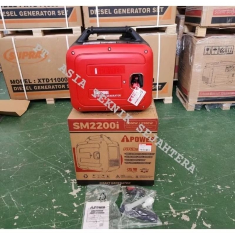 Jual genset super silent 2000 watt maks 2200 watt inverter generator ...