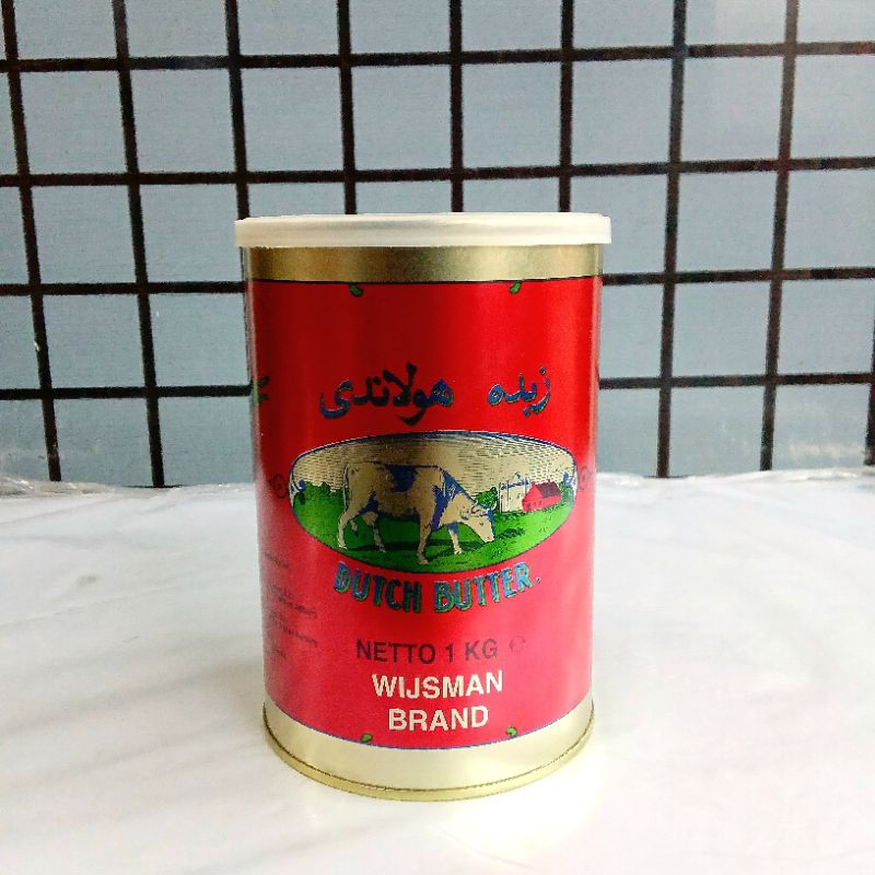 Jual Mentega Wisman Butter Wijsman 1kg ( Kaleng ) [ Original ] | Shopee ...