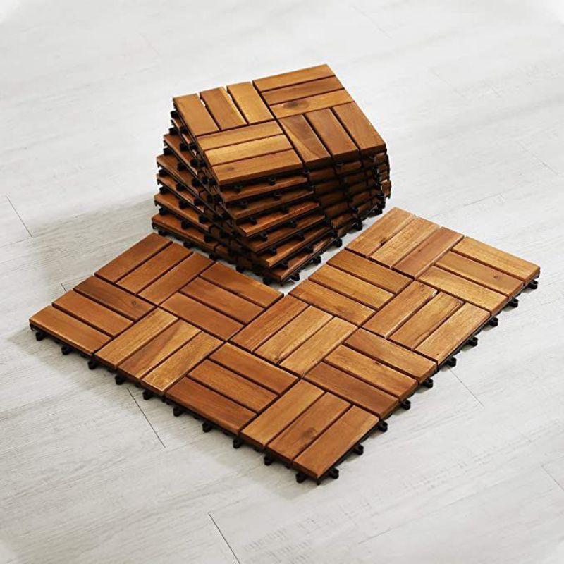 Jual lantai kayu decking tile murah | Shopee Indonesia