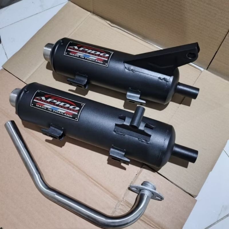 Jual Apido muffler pipe click 125 click 150 160 beat carb beat fi ...